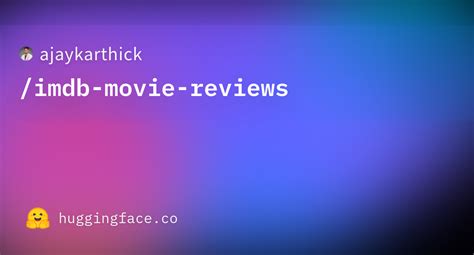 ajaykarthick imdb movie reviews · datasets at hugging face