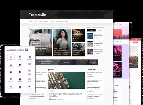 Magazine Blocks Wpblockart