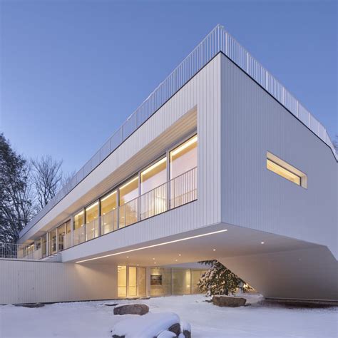 Saunders Architecture Designs Villa On Piloti Overlooking Norwegian Lake