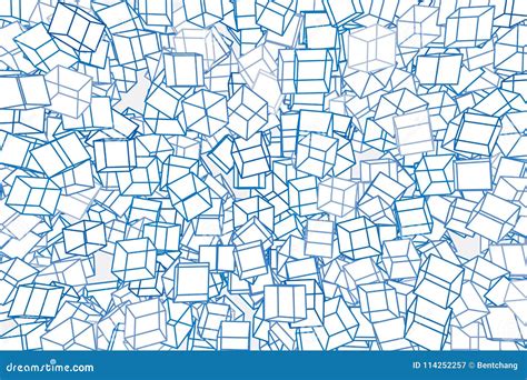 Color Abstract Square Rectangle Pattern Generative Art Background Vector Digital Effect