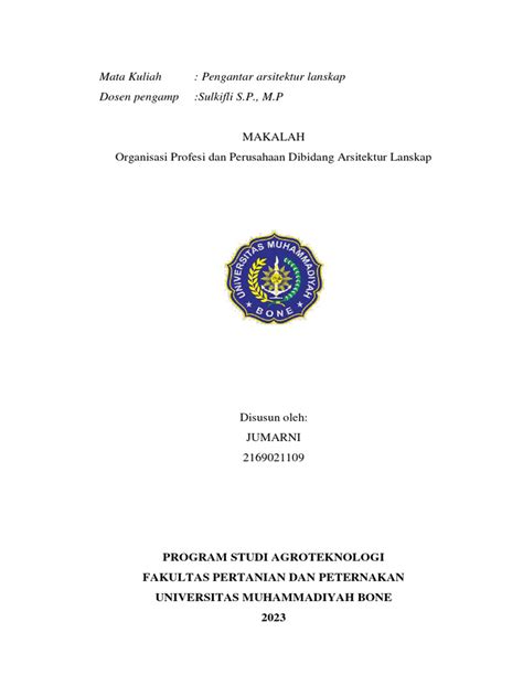 Tugas Mandiri Arsitektur Landscape Pdf