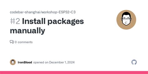 install packages manually · issue 2 · codebar shanghai workshop esp32