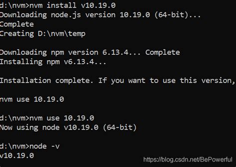 win10 上安装nvm csdn博客