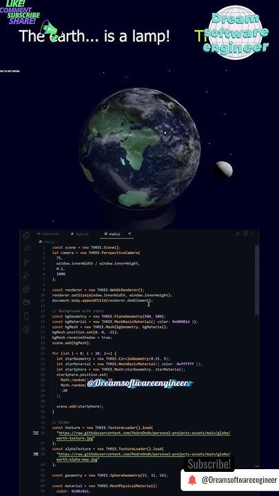 the earth is lamp 🛋️🛋️ python shortsfeed tiktok coding codeflow fullstackwebdeveloper