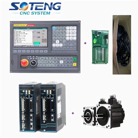 Good Selling 2 Axis Lathe Cnc Controller Kit With 1 5kw Absolute Servo Systems Buy Lathe Cnc