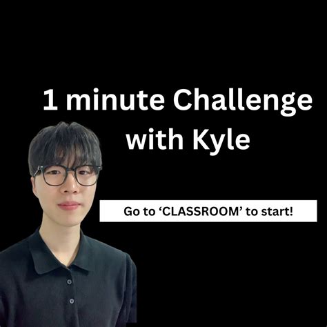 1 Minute Challenge · Kolingo Academy Korean