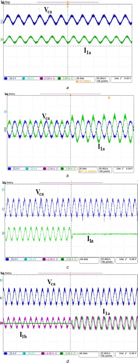 Dynamic Performances Of Output Ac Voltage And Load Current In One Phase Download Scientific