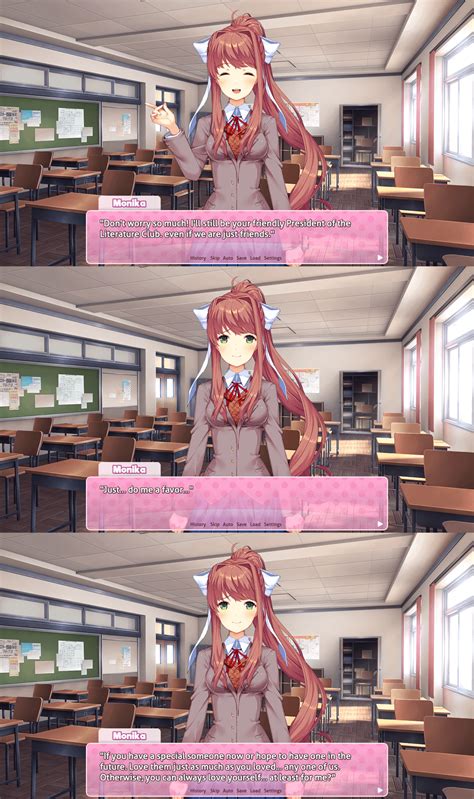 Ddlc Valentines Day Special Comic Yuri X Mc Art By Remchi301 R Ddlc