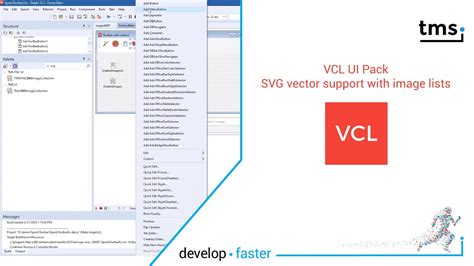 tms vcl ui pack svg vector support with image lists youtube