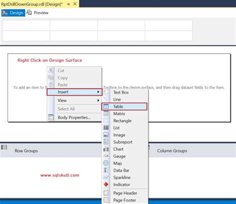 Create Drill Down Group Report In Ssrs Sql Bi Tutorials