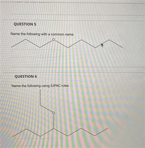Solved Name The Following With A Common Name QUESTION 6 Chegg Com