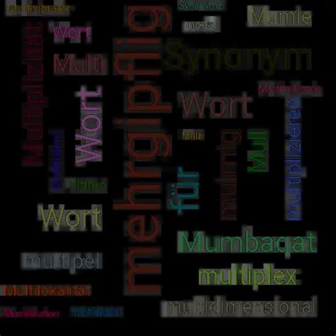 Multimodal Synonym Lexikothek • Ein Anderes Wort Für Multimodal