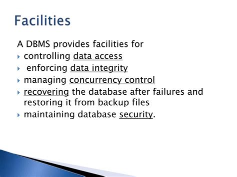 Data Base Management System Pptx Databases Computer Software And