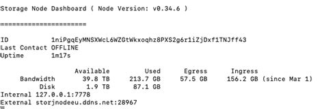 Node Is Offline After Server Restart Troubleshooting Storj