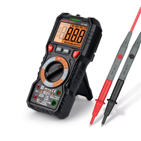 Black 6000 Counts 1000v Digital Graphing Multimeter