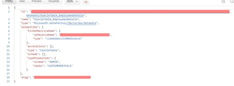 columns of oracle dataset are not shown in api response microsoft qanda