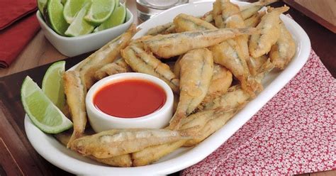 Delícias Do Dia A Dia Manjubinha Frita Com Molho
