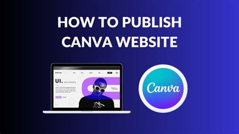 how to publish canva website template fonts