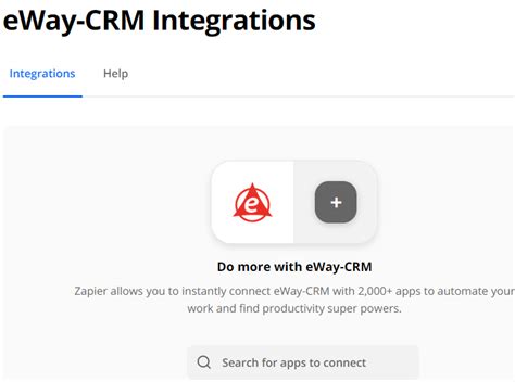 Use Zapier To Integrate EWay CRM With Apps