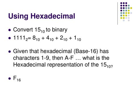 PPT Hexadecimal Numbering System PowerPoint Presentation Free Download ID