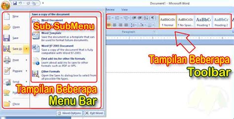 Perbedaan Menu Bar Dan Toolbar Pada Sebuah Software Atau Aplikasi