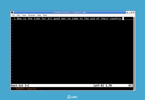 modifier des fichiers texte avec l éditeur vi sous linux labex