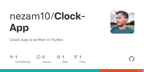 Github Nezam Clock App Clock App Is Written In Flutter