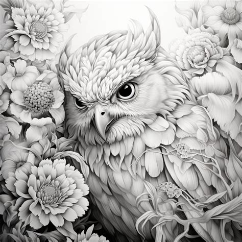 Intricate Adult Coloring Pages Etsy