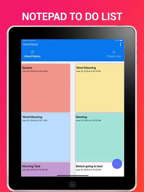 Notepad To Do List IPhone IPad Game Reviews AppSpy