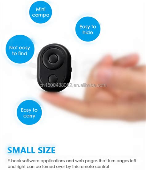 Mini Wireless Remote Shutter Controller Button Self Timer Camera Stick Shutter Release Phone