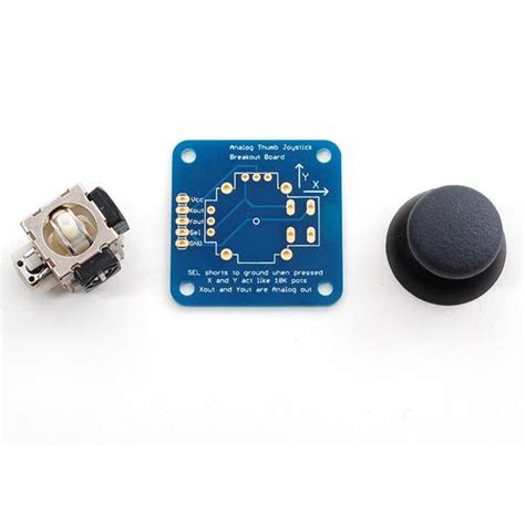 Analog 2 Axis Thumb Joystick With Select Button Breakout Board Thaieasyelec Electronic For