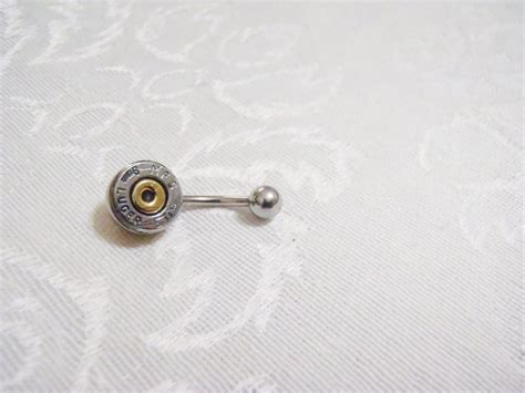 Ammo Belly Button Ring Ammo Casing Made To Fit Stainless Etsy