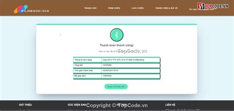 Source code và database website quản lý bán vé xem phim bằng Java SpringBoot MySQL Bootstrap