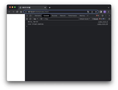 [javascript] 자바스크립트 코드 실행방법 및 console log 사용법