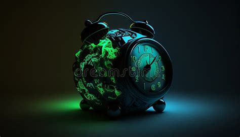 Captivating And Haunting Digital Art Earth Trapped In An Alarm Clock