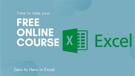 Excel Zero To Hero Basic Series Youtube