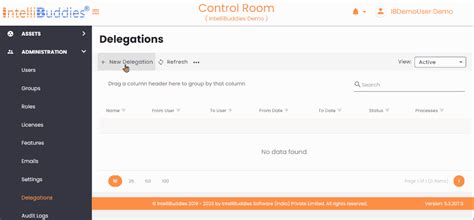 Delegations Intellibuddies® Documentation Portal