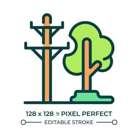 Tree Trimming Logo Vector Images Over