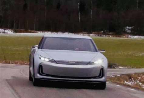 The Covers Are Off And Emily Is Driving On The Saab Test Track