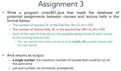 Assignment 3 • Write A Program Cmsc401java That