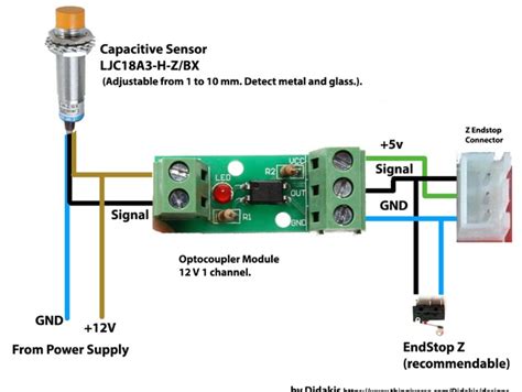 Z Probe Inductive Sensor In V Machine D Printing Stack Exchange