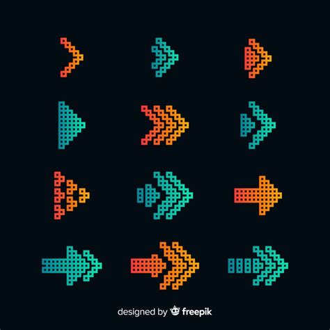 화살표 모음 무료 벡터