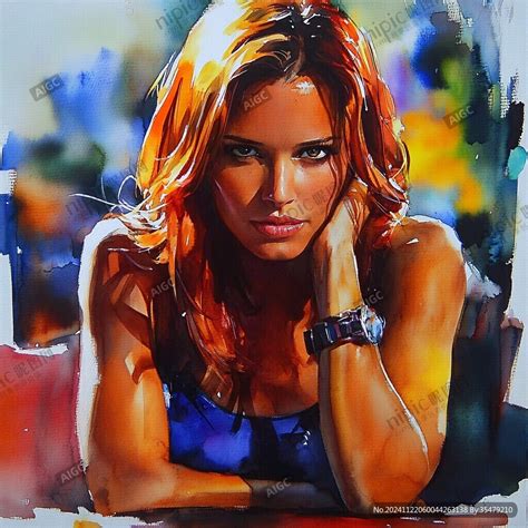 Ai创作图写实人物绘画 原创厚涂 数字肖像插画 Cg绘画作品 数字美女插画 欧美绘画 厚涂头像 厚涂手绘 Hdr绘画 厚涂风格 Cg绘画 欧美