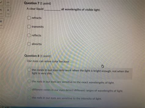 Solved Question 5 1 Point Black Objects All Wavelengths Of
