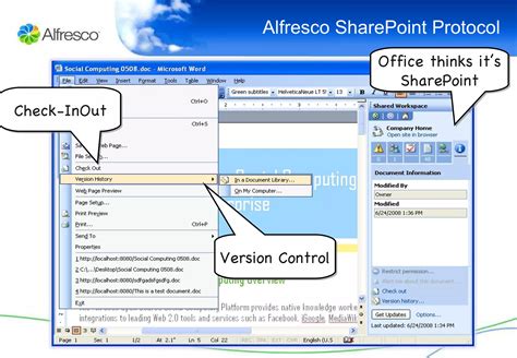 Alfresco As Sharepoint Alternative Architecture Overview Ppt
