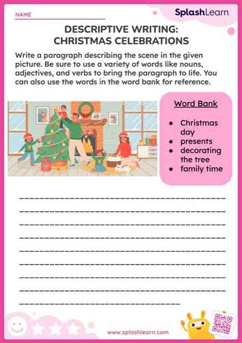 Descriptive Writing Worksheets Free And Printable Splashlearn