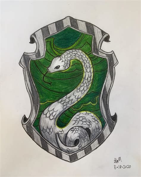 Slytherin Crest Tattoo
