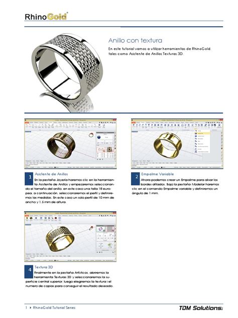 Pdf Rhinogold 40 Level 1 Tutorial 003 Ring With Texture Es