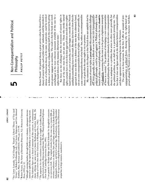 Pettit Non Consequentialism Nozick 2002 Pdf