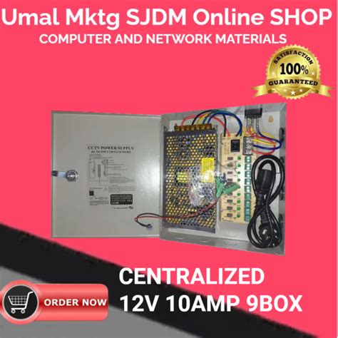 12v 10a 9ch Individually Fused Outputs Centralized Power Supply Lazada Ph